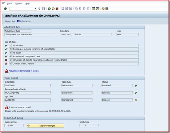 Knowledge Management IT for you: SAP BASIS SE14 DB Utility for Re ...